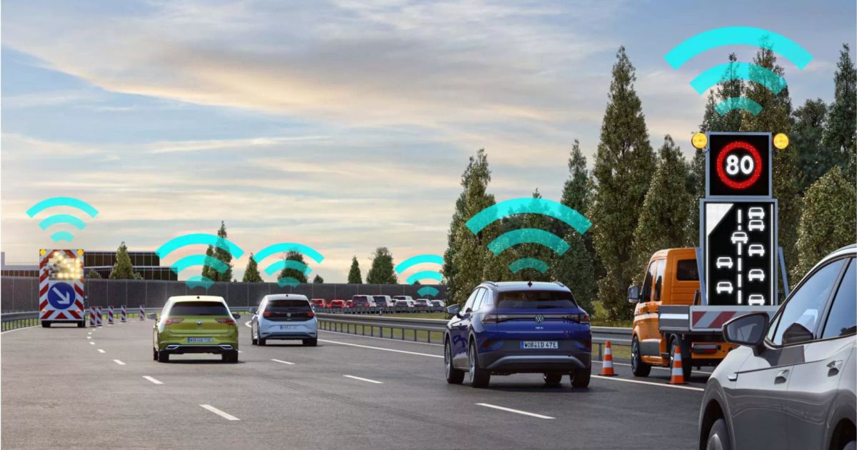 VW ID. Buzz: Car2X Technologie | VW Nutzfahrzeuge