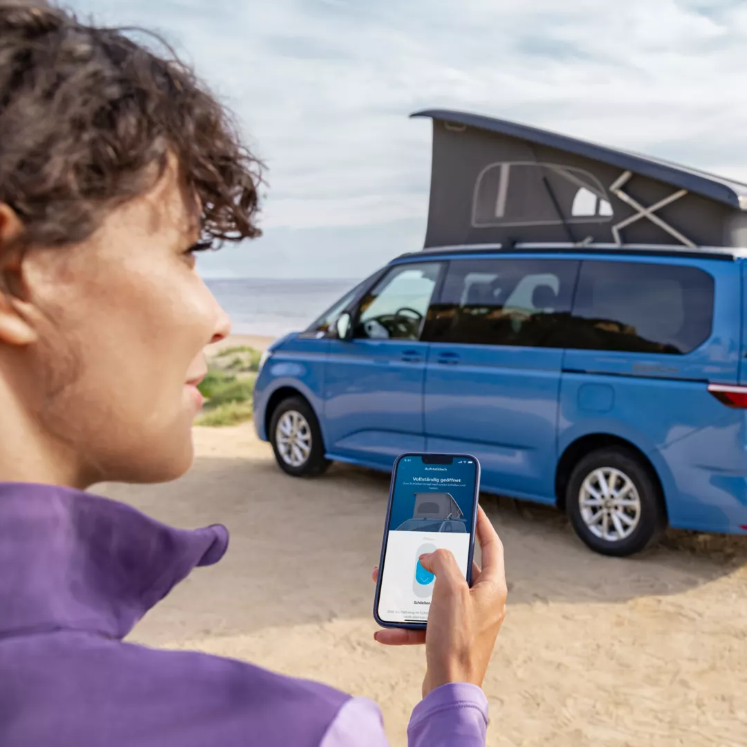 Der neue VW California: Volkswagen App | VW Nutzfahrzeuge